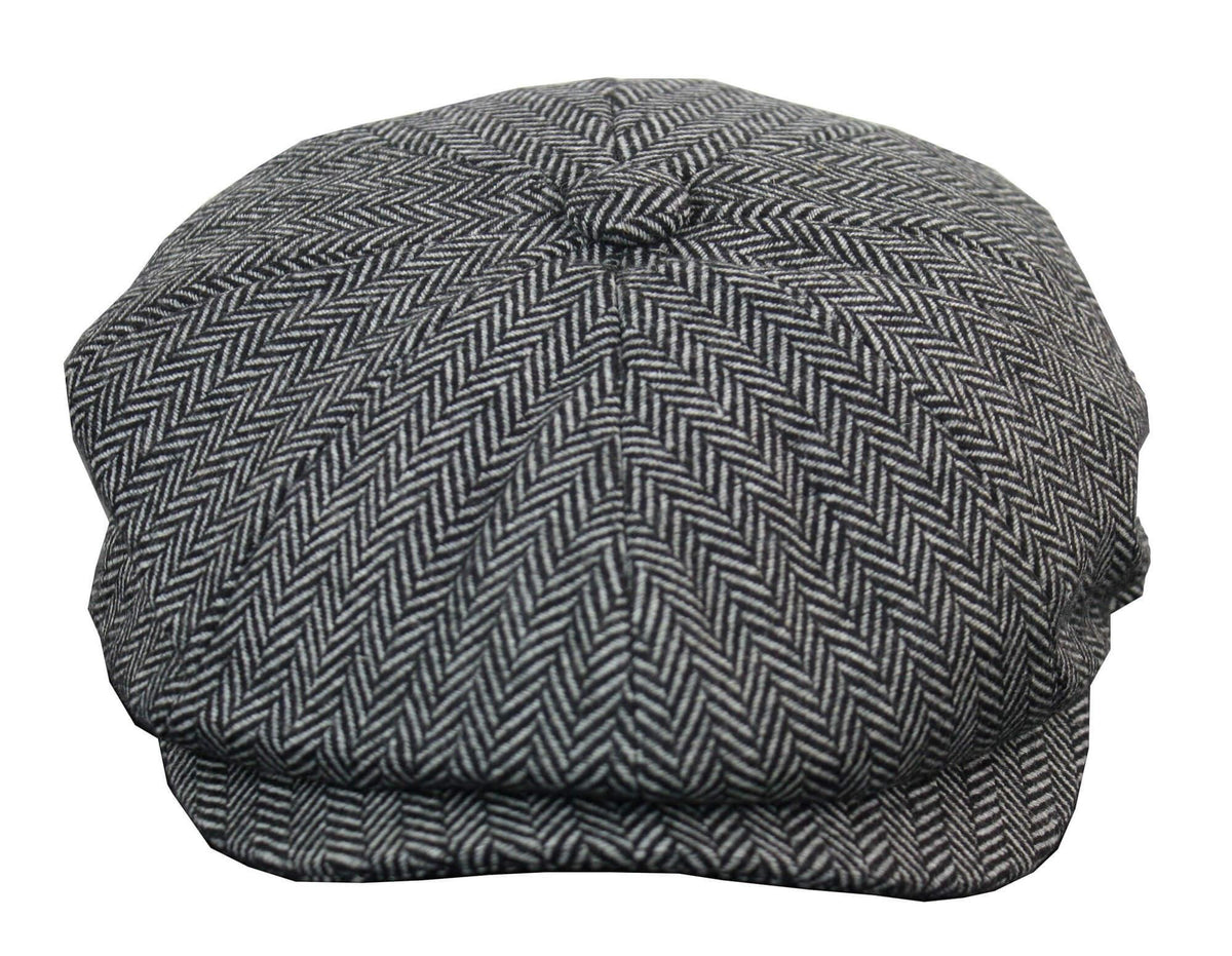 Men's Tweed Newsboy Razor Flat Cap Peaky Blinders Baker – TruClothing